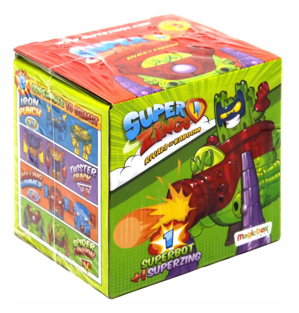 SUPER ZINGS SUPERBOT ROBOT Spider Cannon - 10221365753 - oficjalne ...