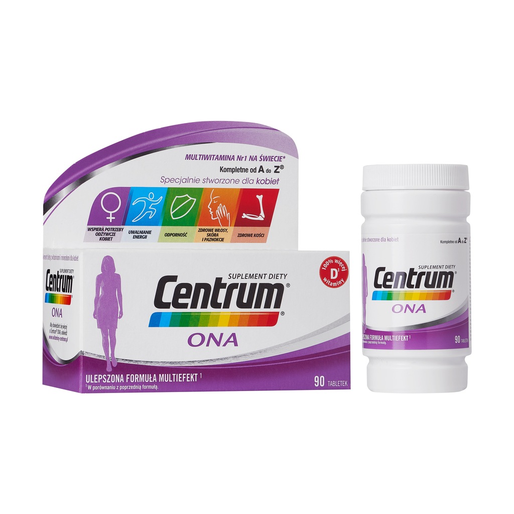 Centrum Ona, 90 tabletek - 14221737052 - oficjalne archiwum Allegro