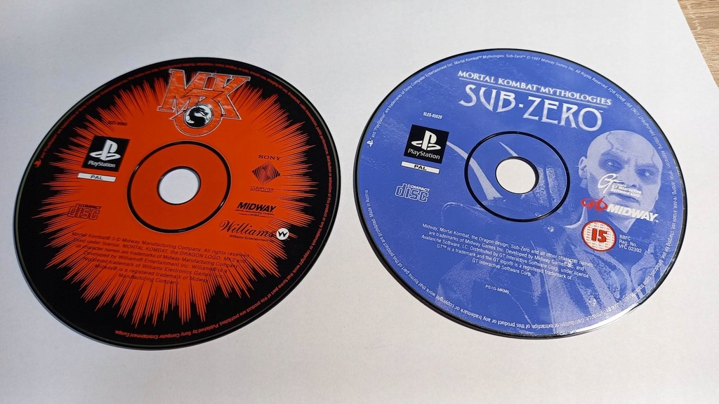 MORTAL KOMBAT MYTHOLOGIES SUB ZERO Ps1 (PSX) +MK3 - 13473656621 ...