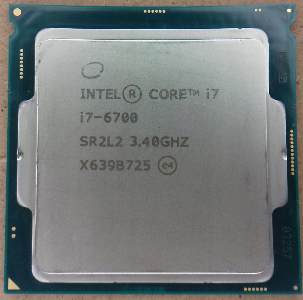 Intel Core I7 6700 3,4 GHZ/1151/ Bez Turbo Boost - 7808523977 ... Intel Core I7 6700 3,4 GHZ/1151/ Bez Turbo Boost - 7808523977 ...
