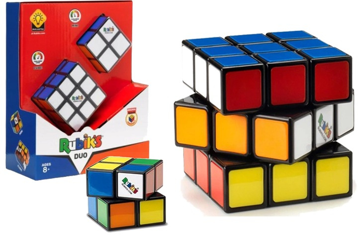 RUBIKS KOSTKA RUBIKA 3x3 i 2x2 ZESTAW DUO PACK GRA - 12873276171 ...