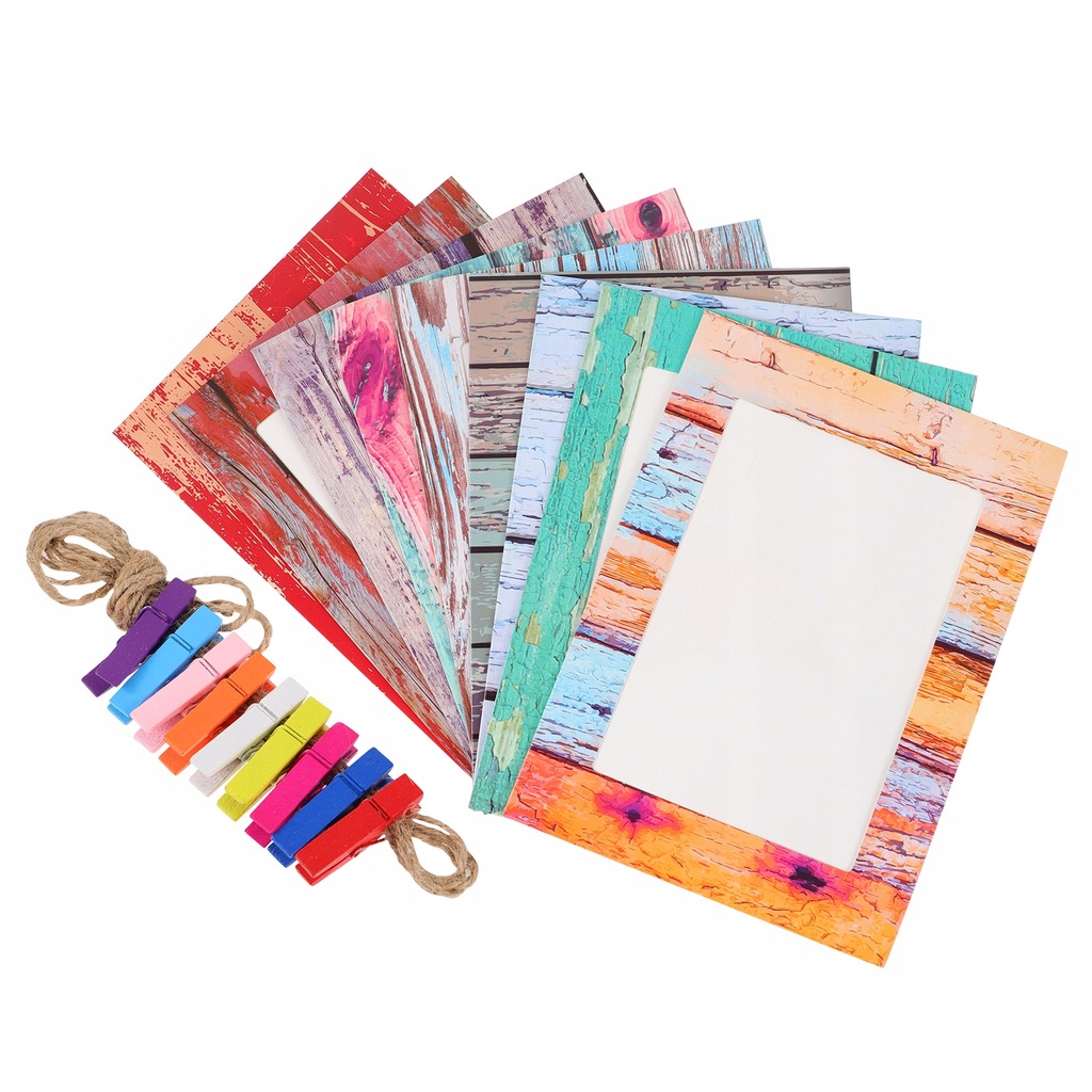 3 zestawy Kartonowe papierowe ramki do zdjęć - 12768510804 - oficjalne ...