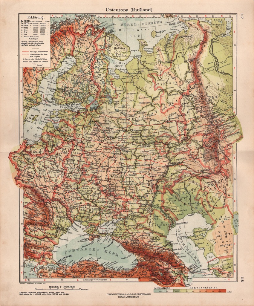 POLSKA II RP UKRAINA ROSJA MAPA 1925 r. ORYGINAŁ - 12760108540 ...