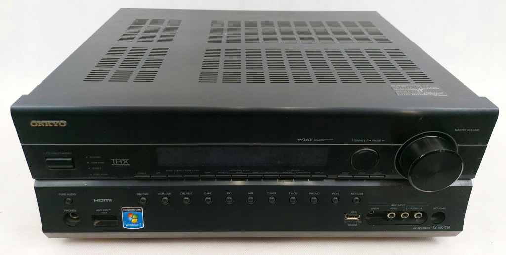 Onkyo TX-NR708 – amplituner 7.2 + pilot + BT - 13441472323 - oficjalne archiwum Allegro