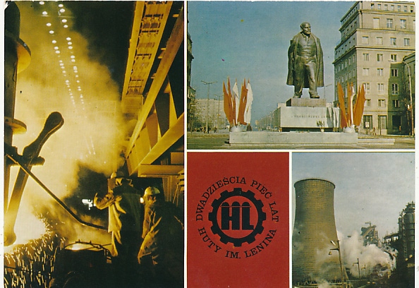 Nowa Huta Lenin pomnik 25 lat Huty im. Lenina - 12999179899 - oficjalne ...