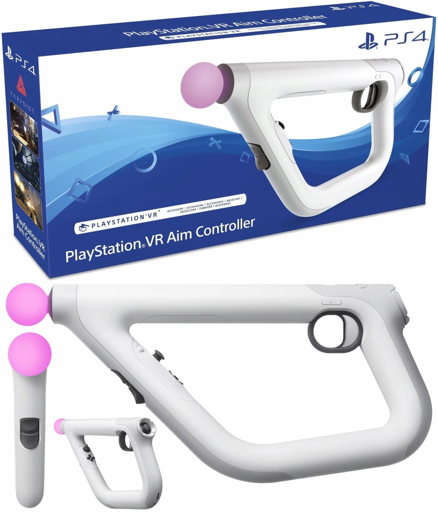 KONTROLER SONY PLAYSTATION 3D VR AIM CONTROLLER - 9615103022 - oficjalne archiwum Allegro