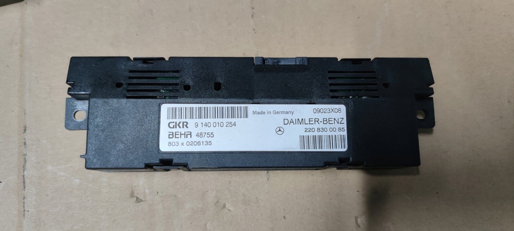 MODUŁ NAGRZEWNICY MERCEDES W220 2208300085 - 11362521770 - oficjalne ...