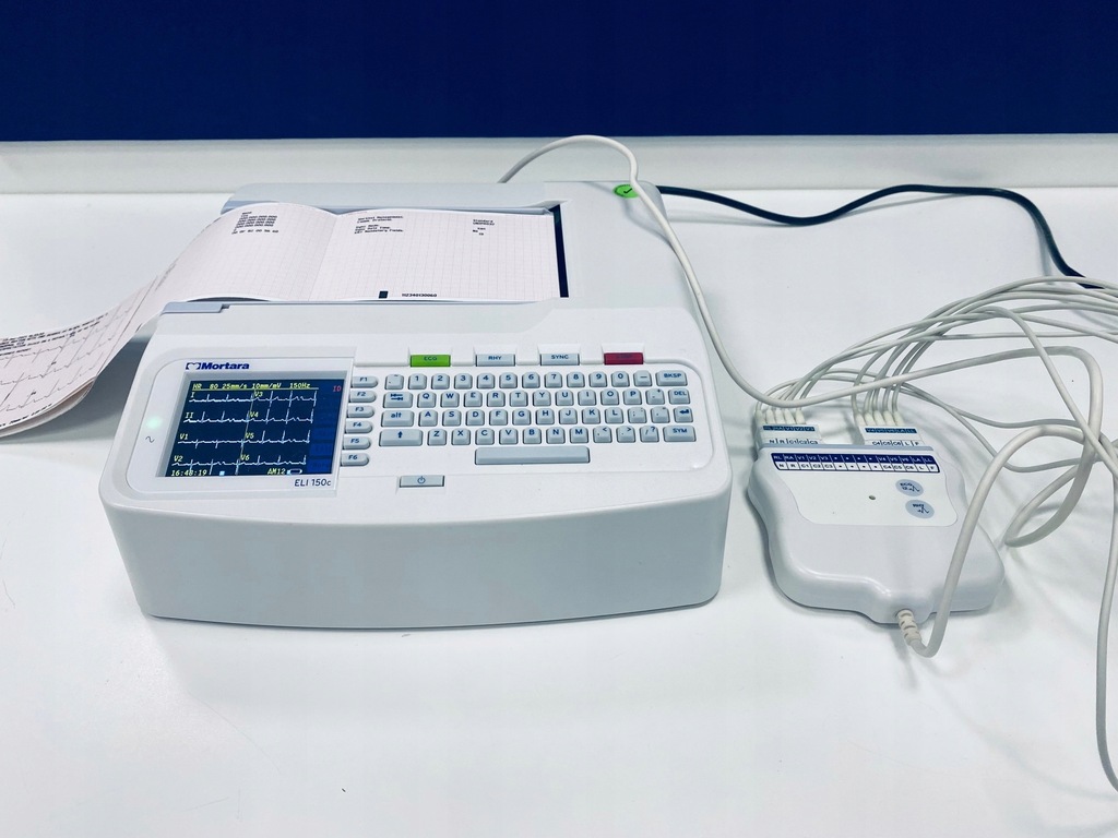 APARAT EKG MORTARA ELI 150c ELEKTROKARDIOGRAF - 11775223243 - oficjalne ...