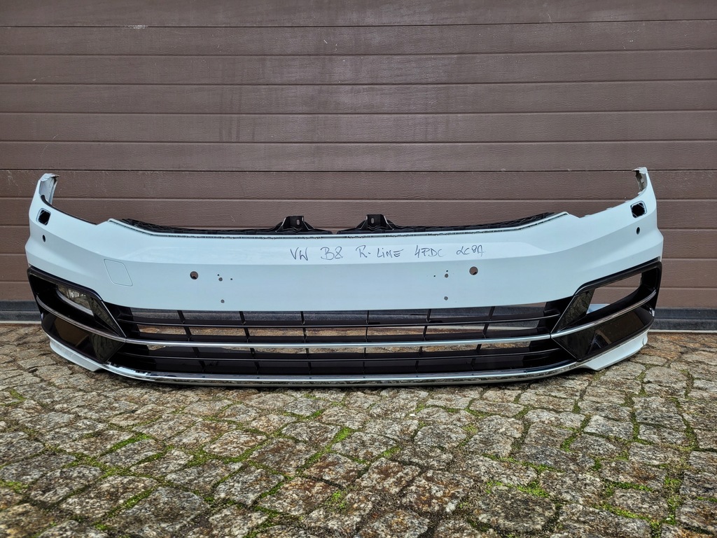 ZDERZAK PRZEDNI PRZÓD VW PASSAT B8 LC9A PDC HALOGENY - 15145656875 - oficjalne archiwum Allegro