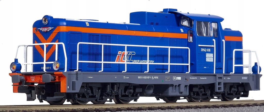 LOKOMOTYWA SPALINOWA SM42-616 PKP IC PIKO 59272 - 11211117557 - oficjalne archiwum Allegro