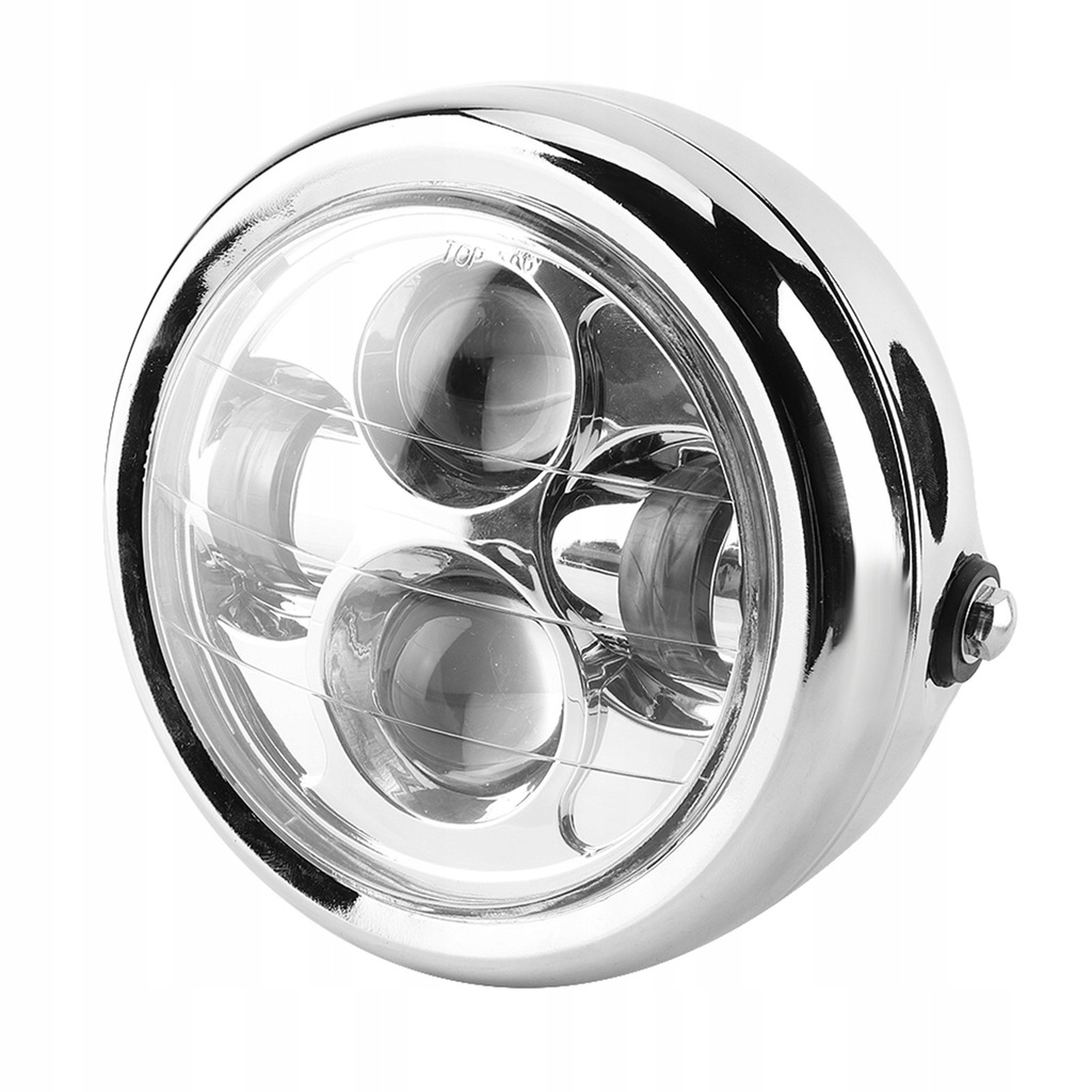 Reflektor motocyklowy Universal Vintage Aluminium - 13328847013 - oficjalne archiwum Allegro