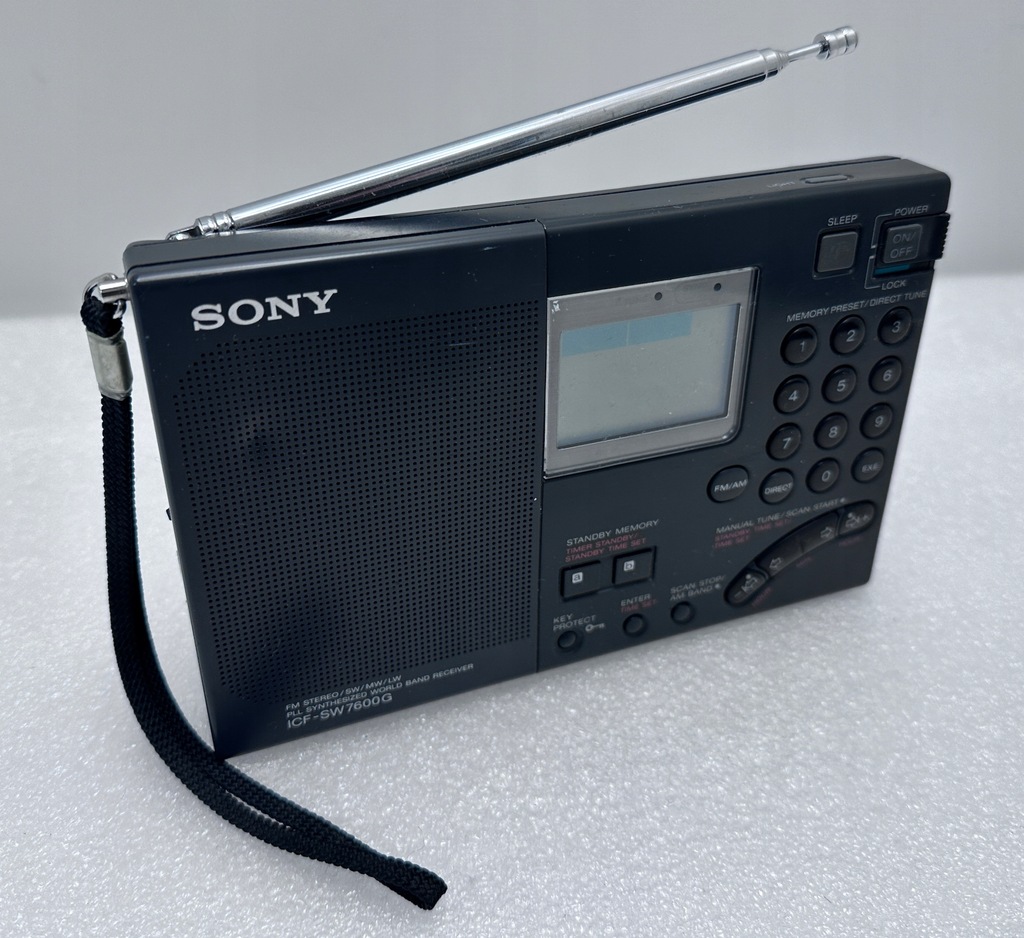 RADIO GLOBALNE krótkofalowe Sony ICF-SW7600G FM STEREO/SW/MW/LW (p) - 14914721619 - oficjalne ...