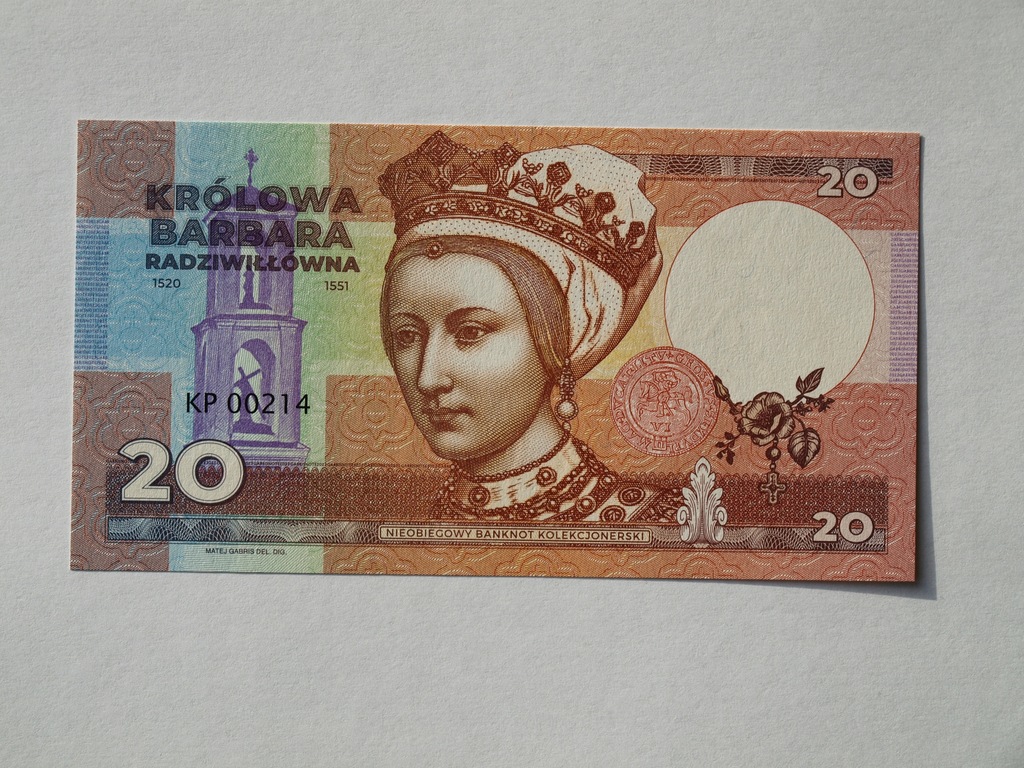 20- Królowa Barbara WILNO NOWOŚĆ Nakład -700 szt. NUMER 214 ...
