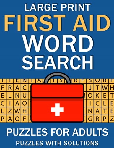 Winter RA House Large Print First Aid Word Search - 13562216322 ...