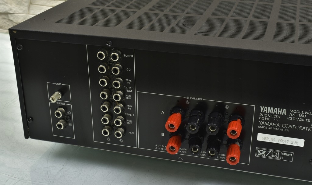 Yamaha AX-450 Stereo Integrated Amplifier - 12580244904 - oficjalne archiwum Allegro