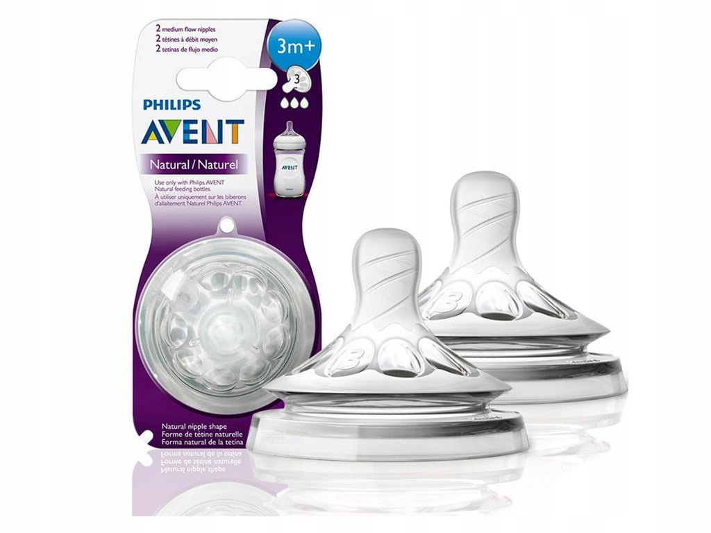 AVENT NATURAL SMOCZEK DO BUTELKI ANTYKOLKOWY 3M+ - 13595724578 - oficjalne archiwum Allegro