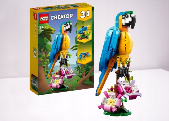 Lego Creator Egzotyczna Papuga Ryba Żaba 3w1 - 13668463791 - oficjalne ...