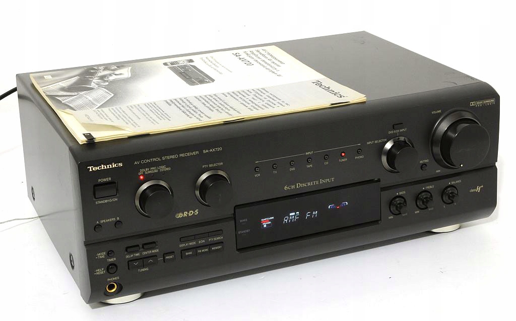 TECHNICS SA-AX720 ZNAKOMITY AMPLITUNER 5.1 RDS ! - 12982946211 ...