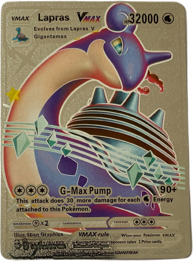 Srebrna Karta Lapras V MAX - 13586564570 - oficjalne archiwum Allegro