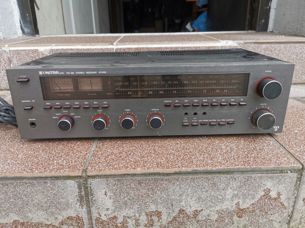 AMPLITUNER UNITRA ZRK FM-AM STEREO RECEIVER AT9100 - 11090641744 ...