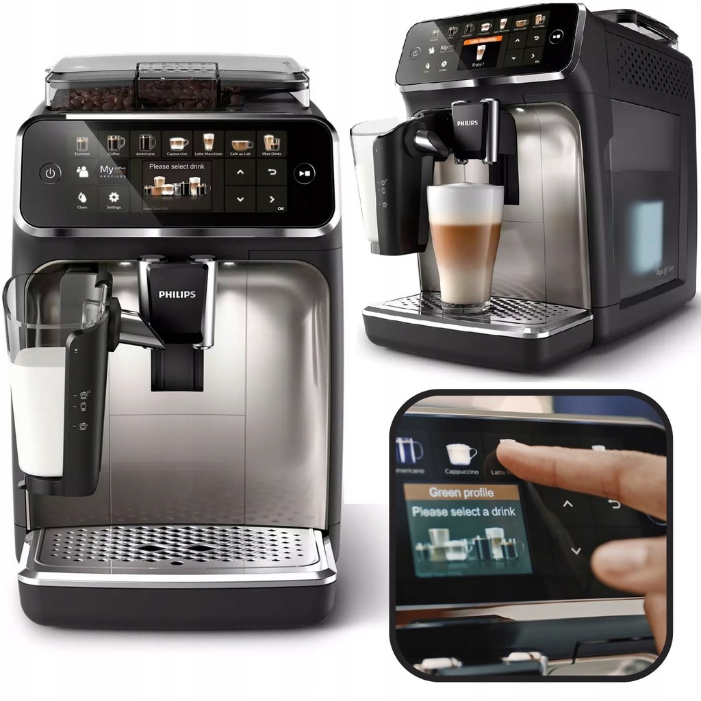 Ekspres ciśnieniowy Philips EP5447/90 1500W - 12571651702 - oficjalne archiwum Allegro