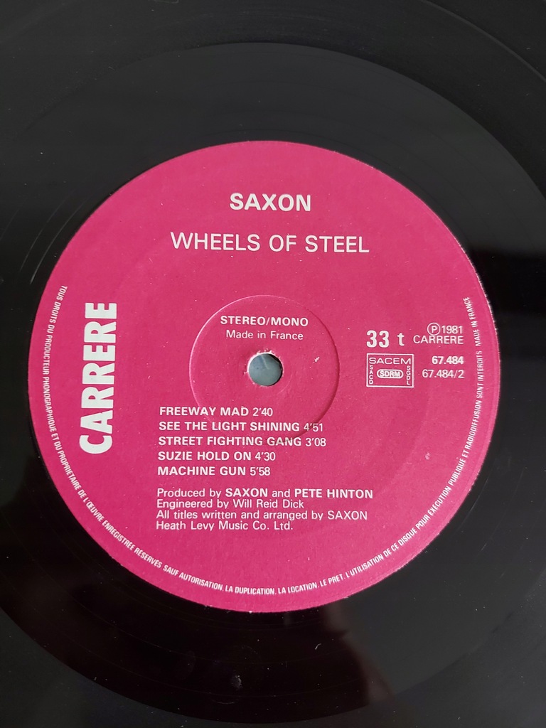 Купить Saxon — Wheels Of Steel 1981 УНИКАЛЬНЫЙ: отзывы, фото и характеристики на Aredi.ru ...