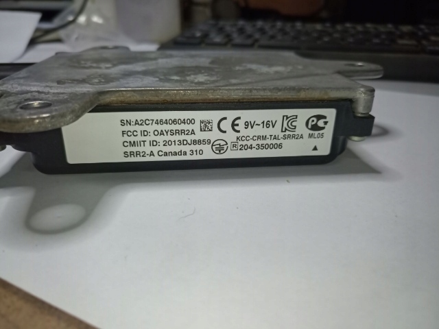 RADAR TYLNY SUBARU FORESTER XV WRX STI 87611VA000 - 11564022257 ...