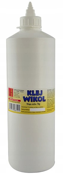 KLEJ WIKOL 1kg DO DREWNA TEKTURY PAPIERU Oryginał - 7636058175 ...