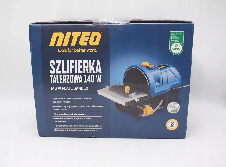 SZLIFIERKA TALERZOWA 140W NITEO - 12753449974 - oficjalne archiwum Allegro