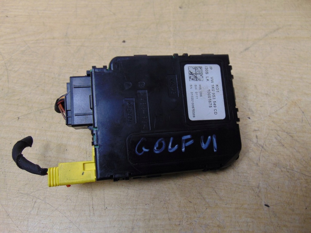 MODUŁ KIEROWNICY CZUJNIK KĄTA SKRĘTU VW GOLF VI 1K0953549CD ...