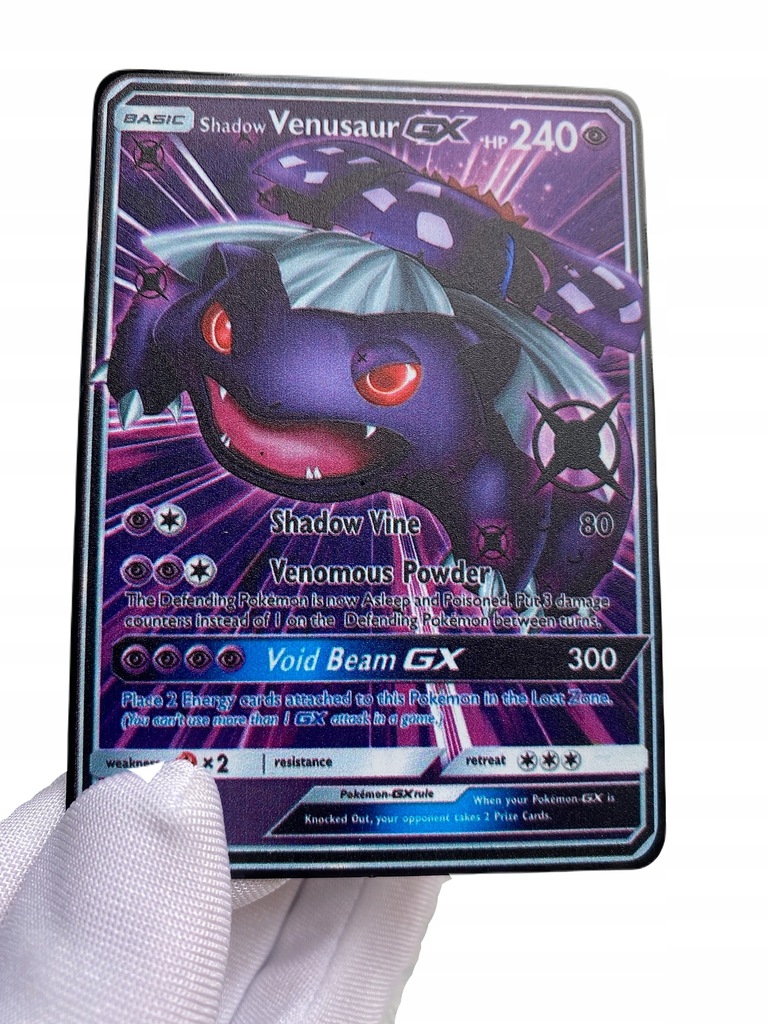 UNIKATOWA KARTA POKEMON - CZARNA KARTA TAG TRID - 12321122815 ...