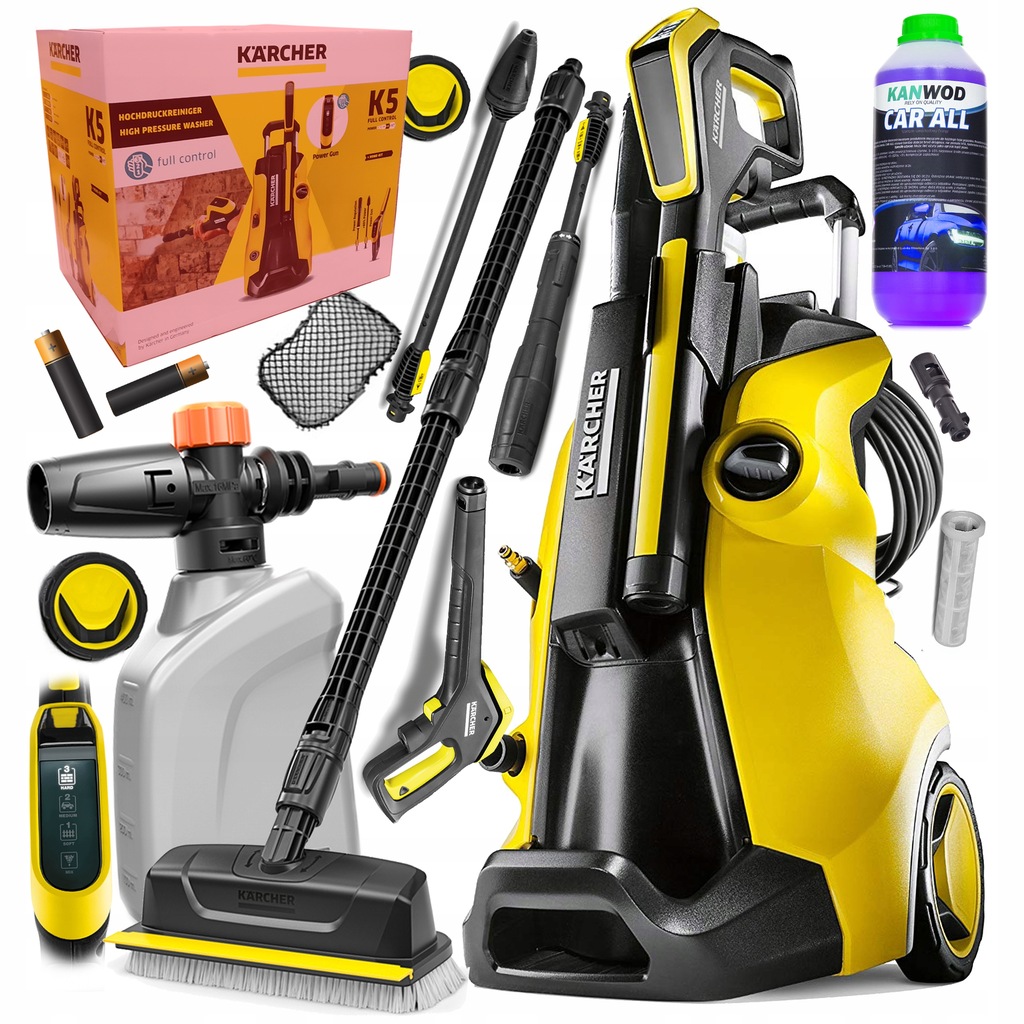 MYJKA CIŚNIENIOWA KARCHER K5 NOWY MODEL ZESTAW XXL - 9055240492 - oficjalne archiwum Allegro