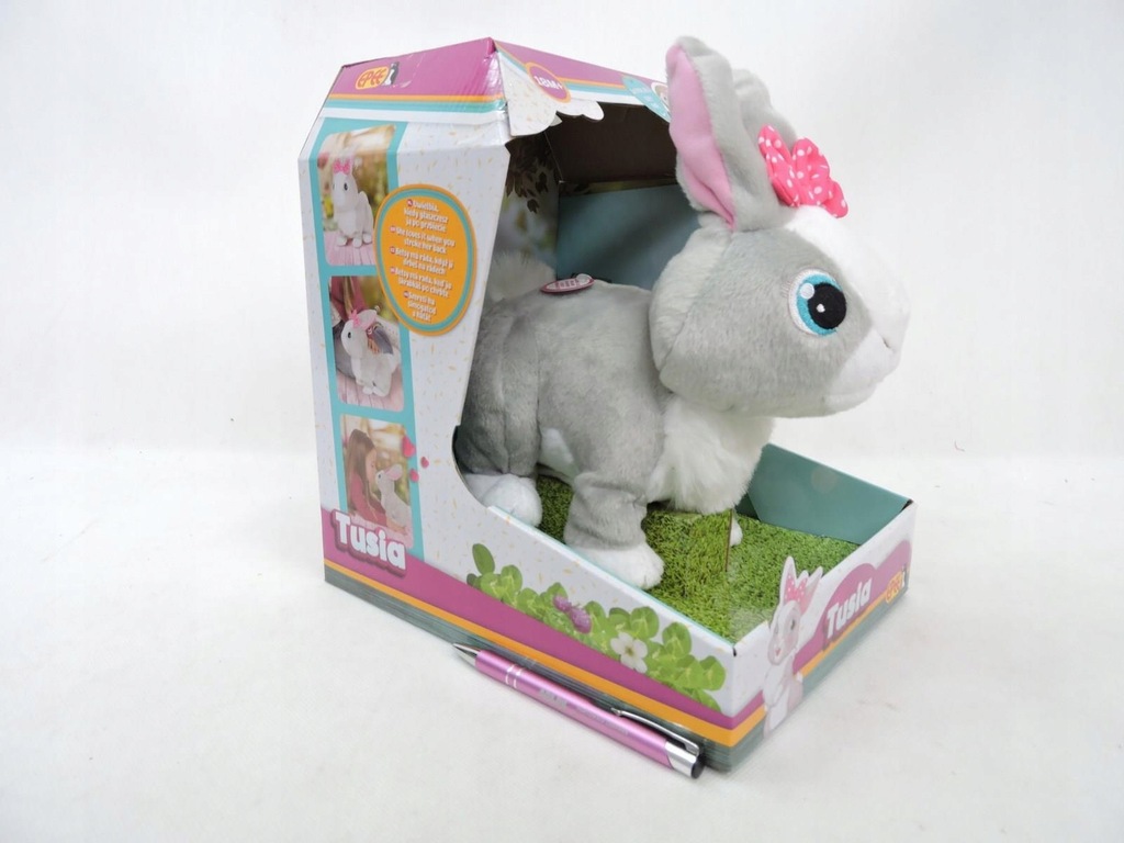 TUSIA KRÓLICZEK KRÓLIK INTERAKTYWNY SKACZE DZIECI - 12747656848 ...