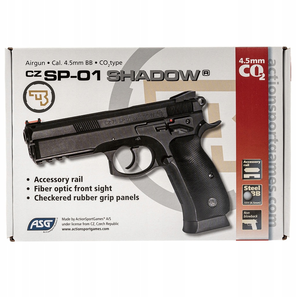 Купить Пистолет для страйкбола CZ 75 SP-01 Shadow SET: отзывы, фото и ...
