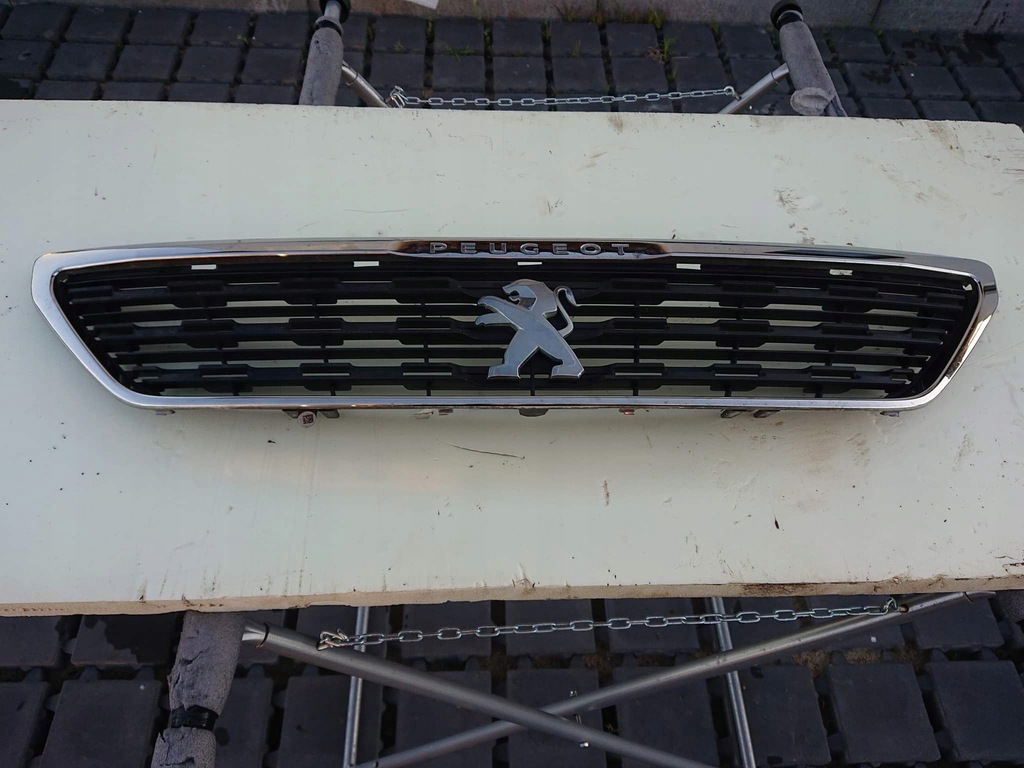 GRILL ATRAPA CHROM PEUGEOT 308 T9 LIFT ORYGINAŁ - 12493420742 ...