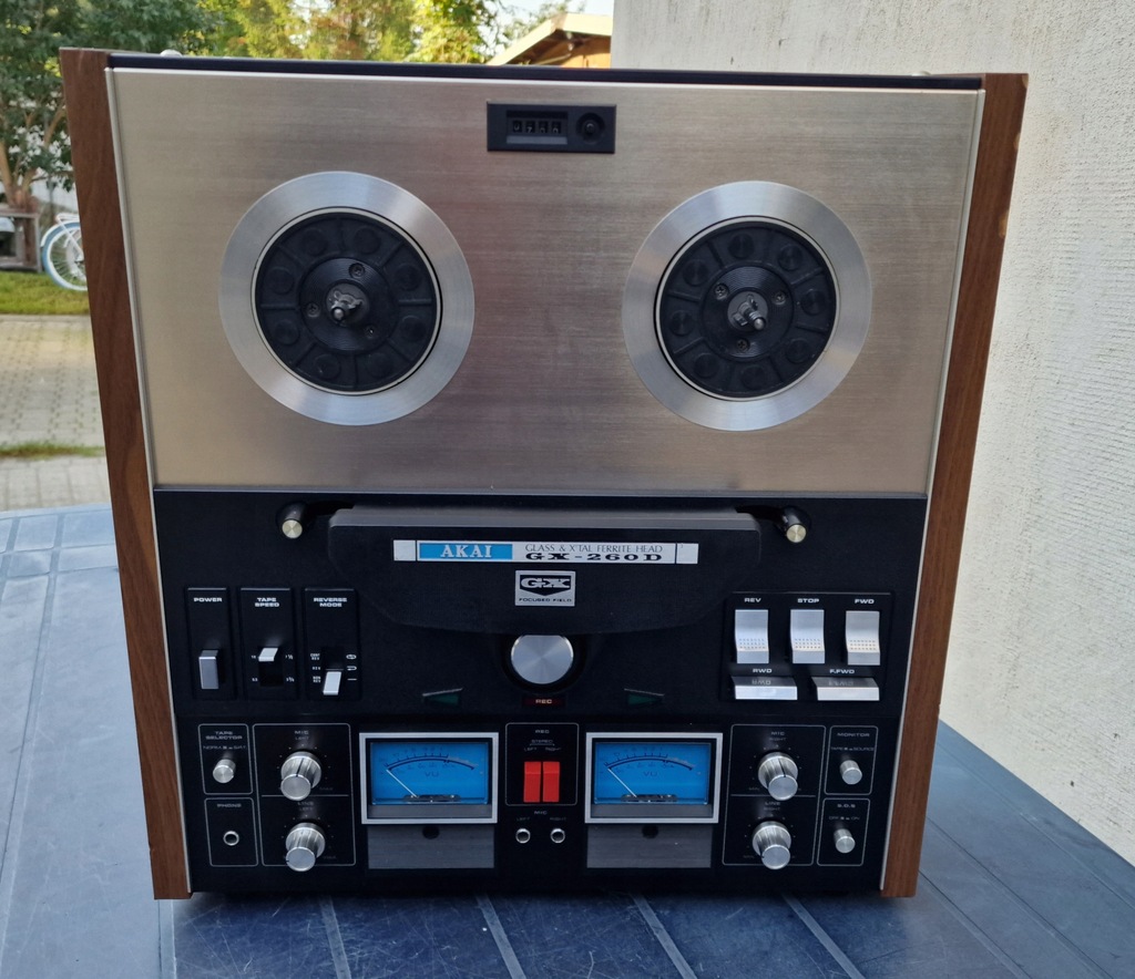 Magnetofon szpulowy Akai GX 260 D - 14415076576 - oficjalne archiwum Allegro