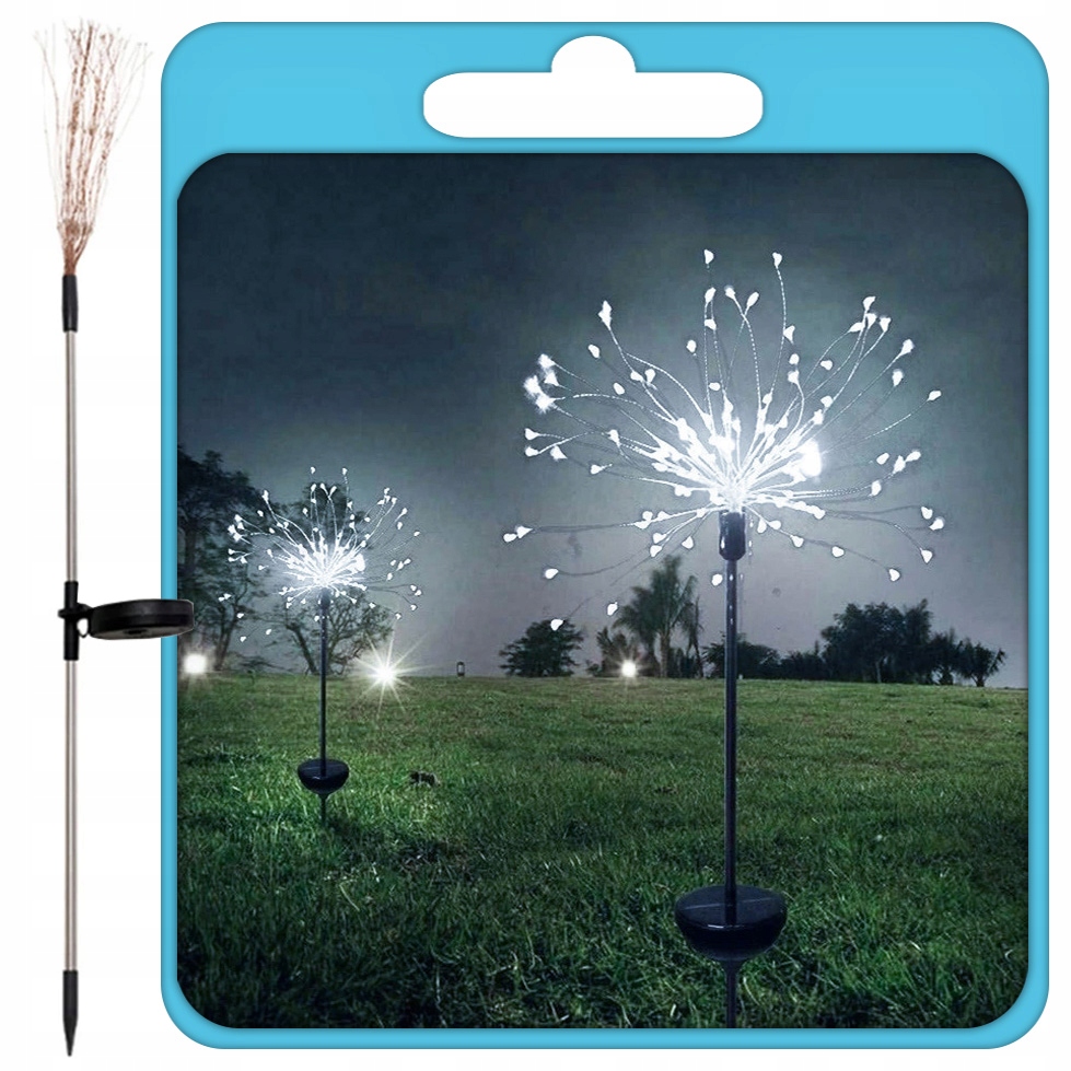 Lampa Solarna Ogrodowa Dekoracyjna Dmuchawiec LED - 12356378998 - oficjalne archiwum Allegro