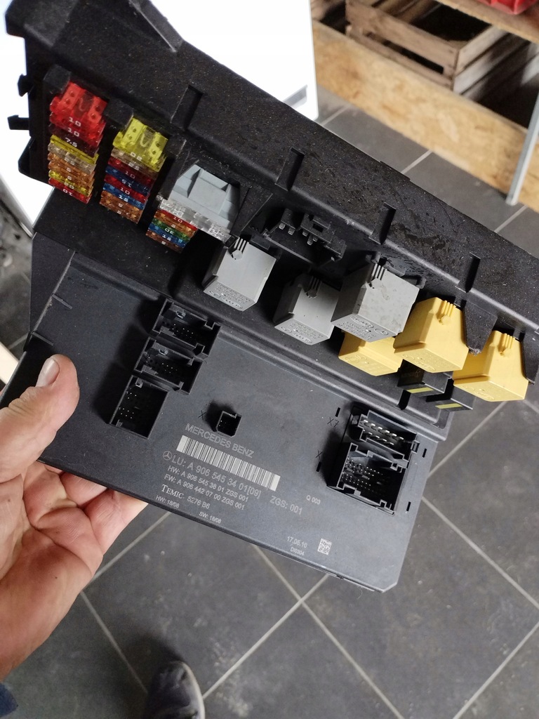 MERCEDES W906 SPRINTER MODUL SAM SKRZYNKA IDEALNA - 14457432206 - oficjalne archiwum Allegro