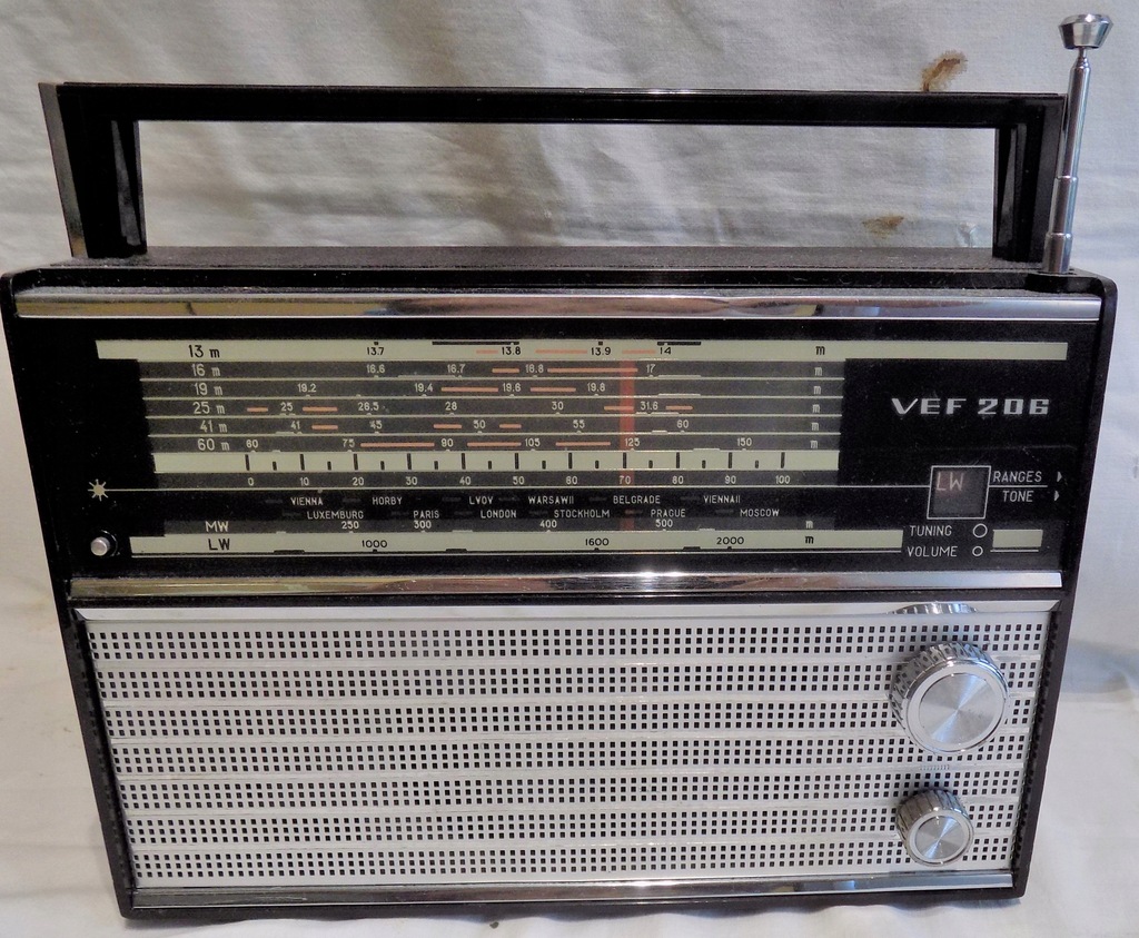Radio tranzystorowe VEF 206 USSR CCCP używany - 14403154155 - oficjalne ...