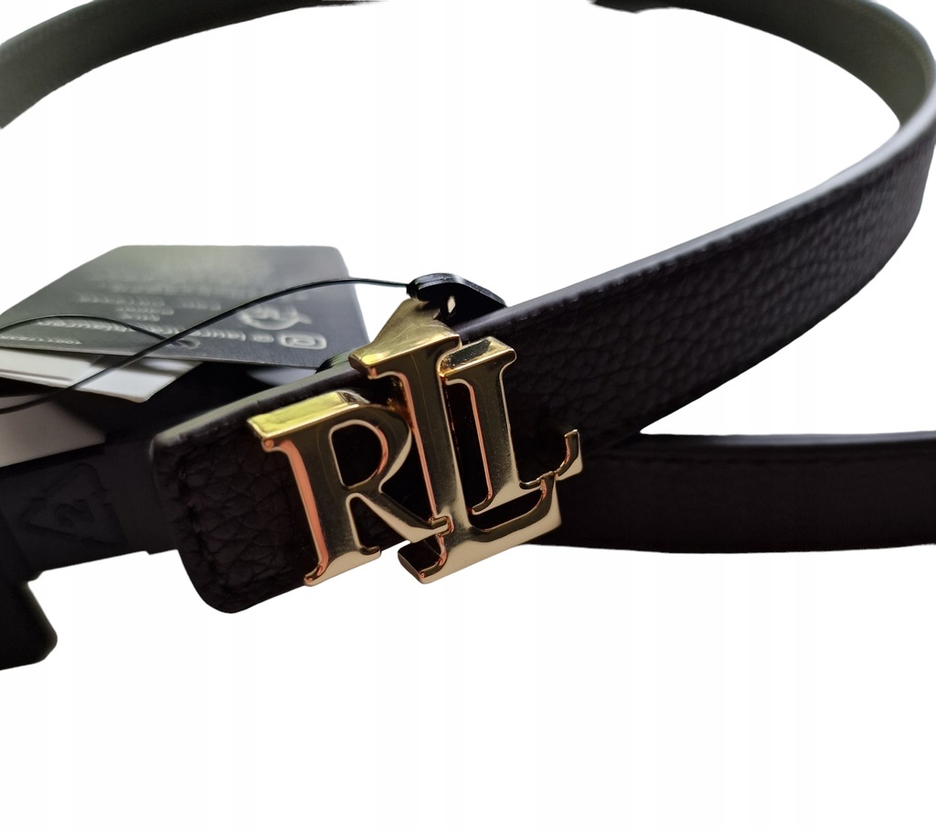Pasek damski Ralph Lauren stylowy skórzany RLL - 13604242560 ...