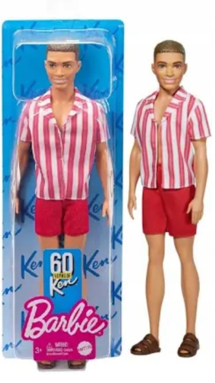 Barbie Lalka Ken 60 rocznica GRB41 - 12198346871 - oficjalne archiwum ...