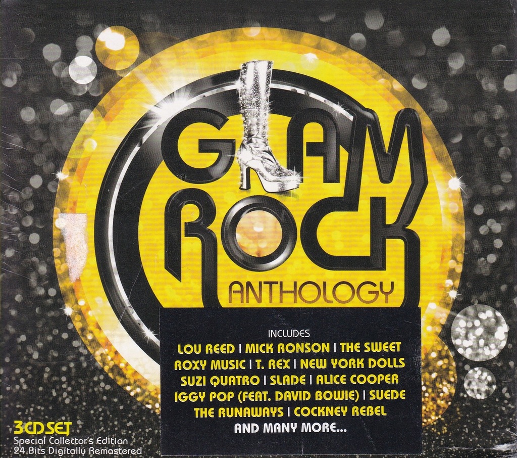 3 CD- GLAM ROCK ANTHOLOGY (NOWA W FOLII) - 9293045247 - oficjalne archiwum Allegro