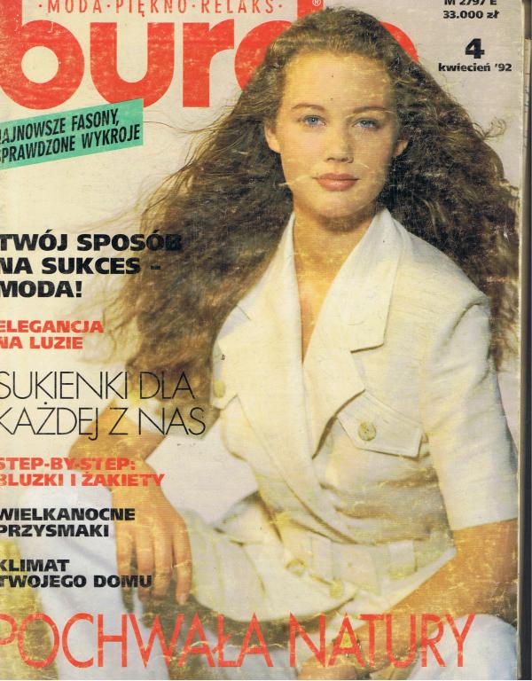 BURDA NR 4/1992 + DB KOMPLETNA Z WYKROJAMI - 5215164416 - oficjalne ...