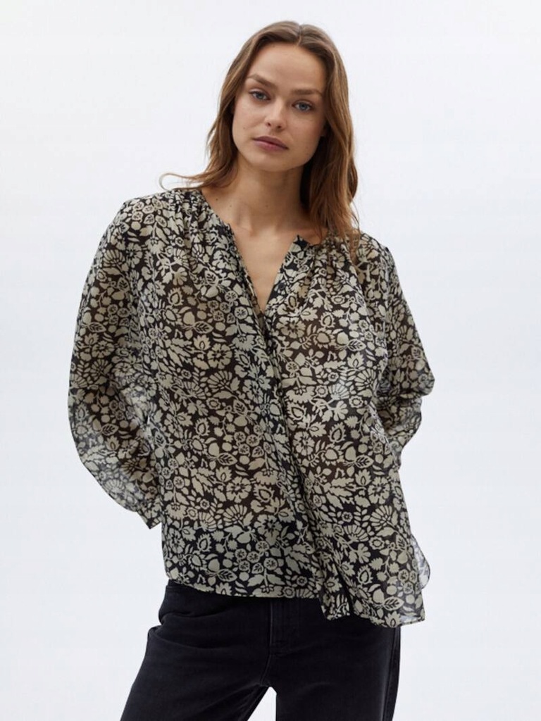 MASSIMO DUTTI kwiaty z jedwabiem L/XL - 60 euro - 12196425797 ...