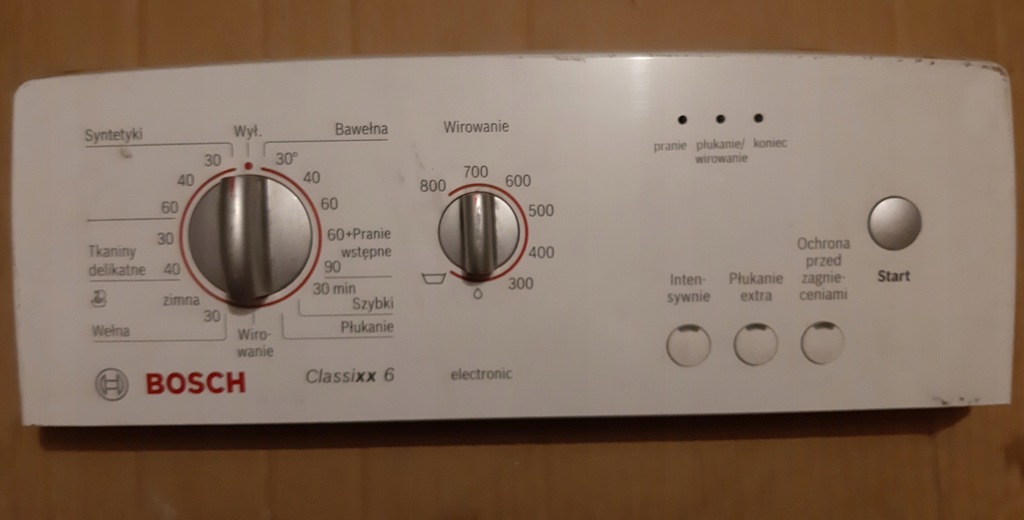 Programator pralka Bosch classixx 6 - 11185493773 - oficjalne archiwum ...