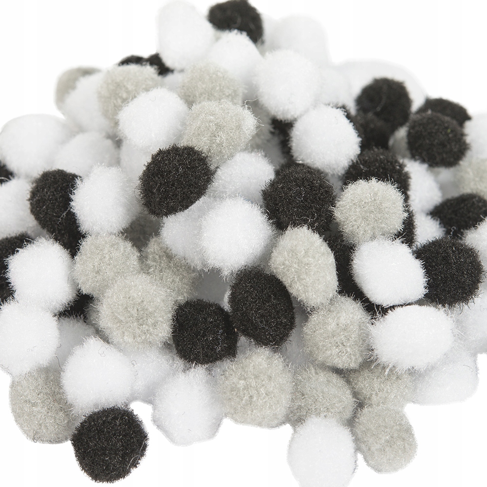 Pompony Ozdobne Kuleczki Miękkie Pomponiki 1cm - 11356672573 ...