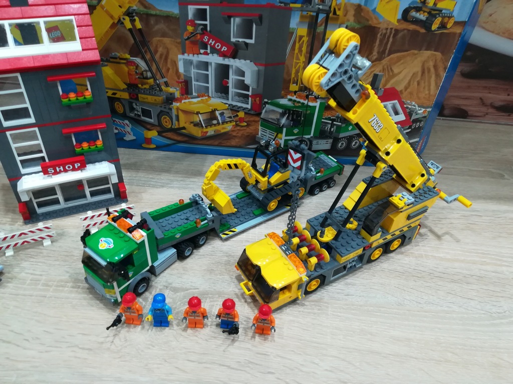 Lego 7633 CITY Plac budowy jak nowy dźwig - 8944345010 - oficjalne ...