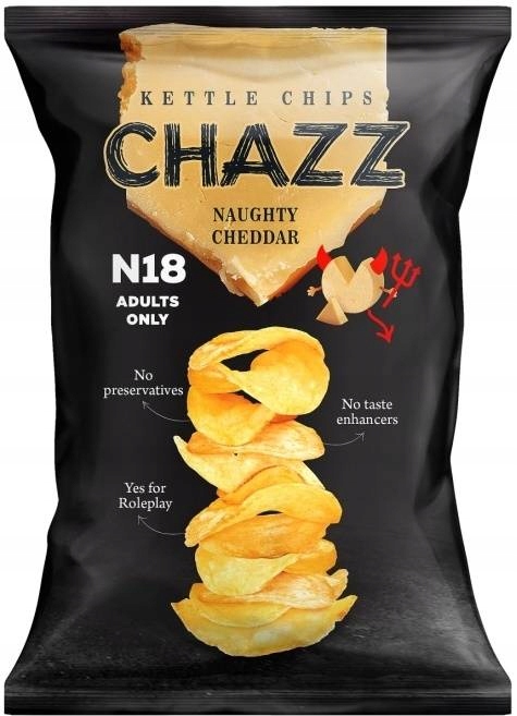 Chazz Chipsy Ziemniaczane z SEREM CHEDDAR serowe - 12566826771 ...