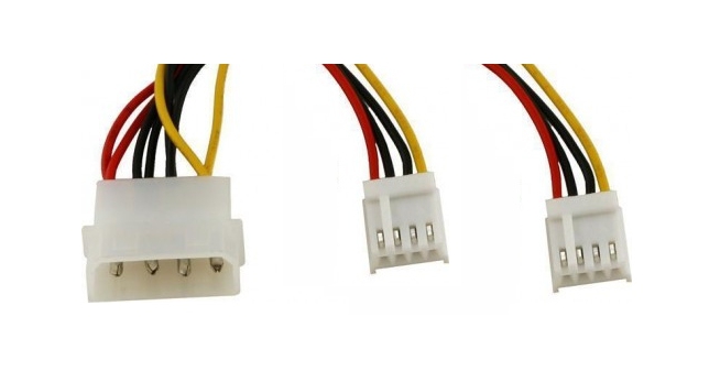 PRZEJŚCIE MOLEX NA DWIE WTYCZKI 4-PIN FDD 4-P AAA4 - 8791583356 ...