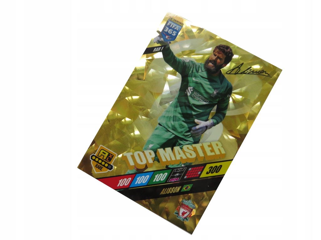 PANINI FIFA 365 2024 KARTY PIŁKARSKIE RARE TOP MASTER ALISSON RAR 1 ...